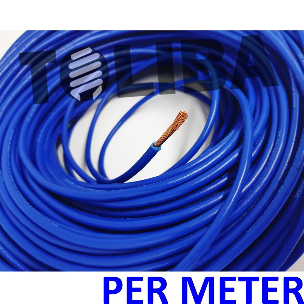 Jual kabel eterna nyaf 1x4 serabut /4mm 4 mm / permeter / per meter sni kabel serabut 4mm isi 1 ...