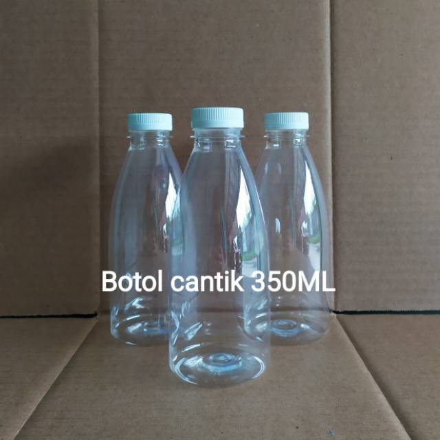 Jual Botol Cantik 350 ml Tebal 24 gram / Botol DALGONA / BOTOL JUS ...