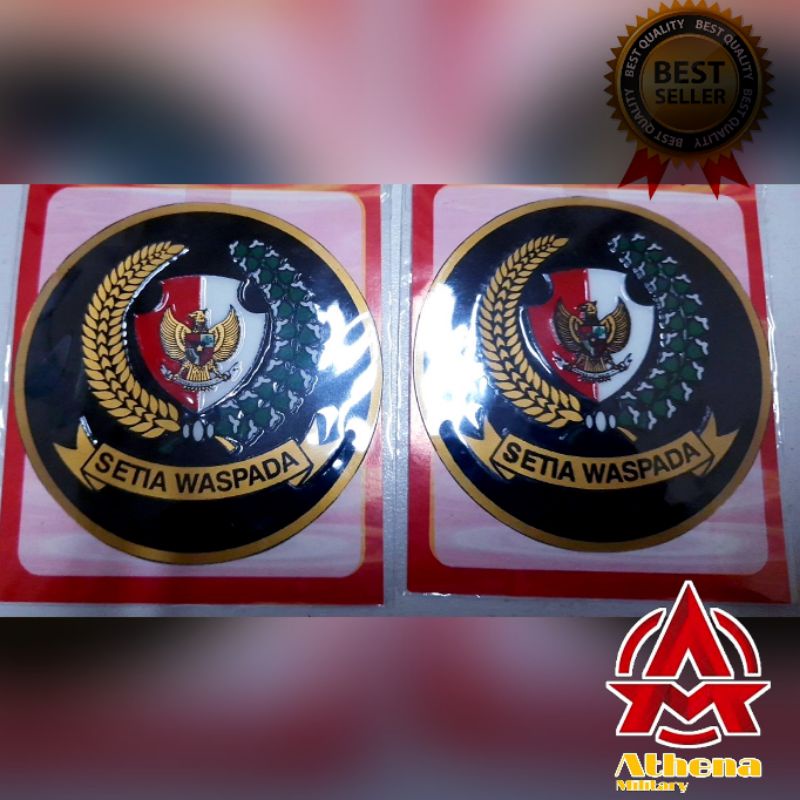 Jual Stiker PVC Paspampres padi kapas | Stiker PVC paspampres bulat ...