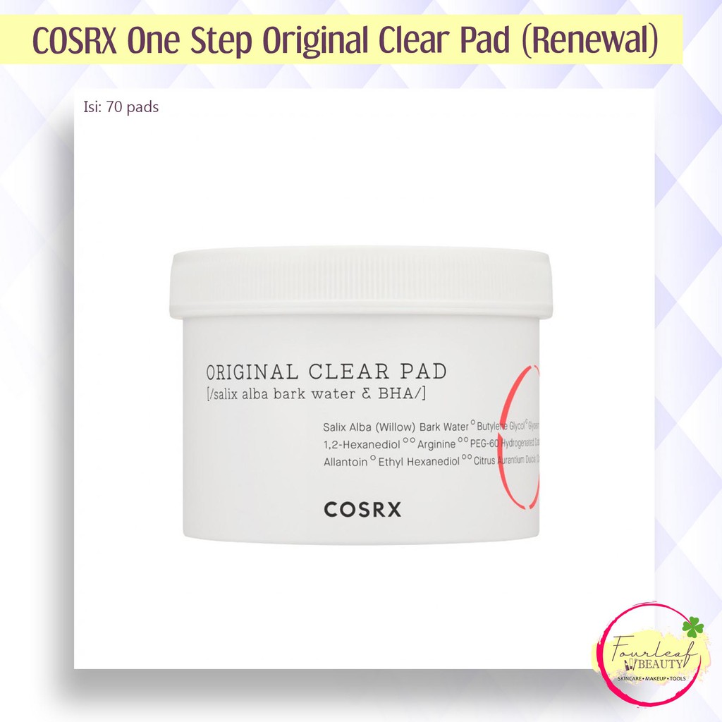 Jual COSRX One Step Original Clear Pad (Renewal) | Shopee Indonesia
