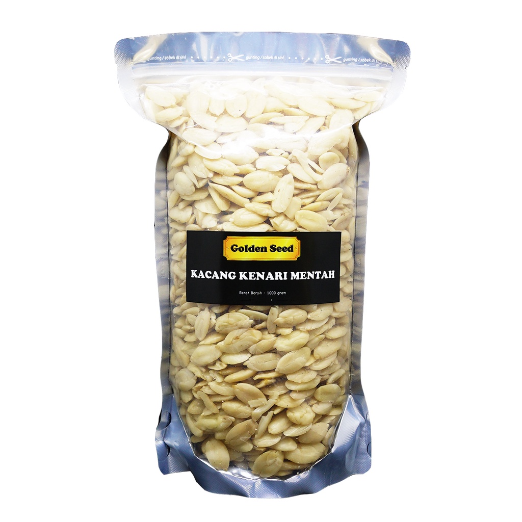 Jual KACANG KENARI KUPAS UTUH 1000 GR / KACANG KENARI MENTAH 1 KG ...