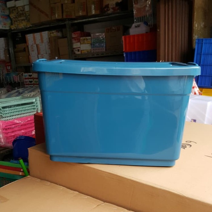 Jual Container box 50 L Tanaka - Biru | Shopee Indonesia
