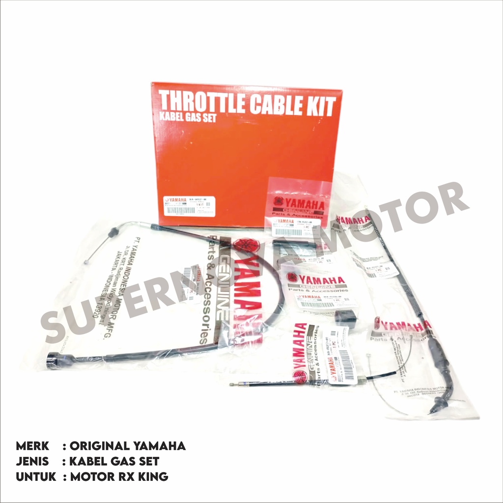 Jual KABEL GAS SET RX K RXK RXKING RX KING ORIGINAL YAMAHA 3KA-WF631-00 ...