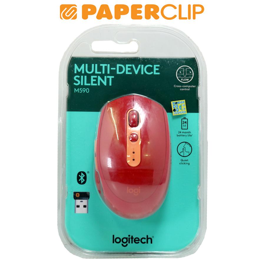 Jual MOUSE LOGITECH M590 5205 MERAH RUBY | Shopee Indonesia