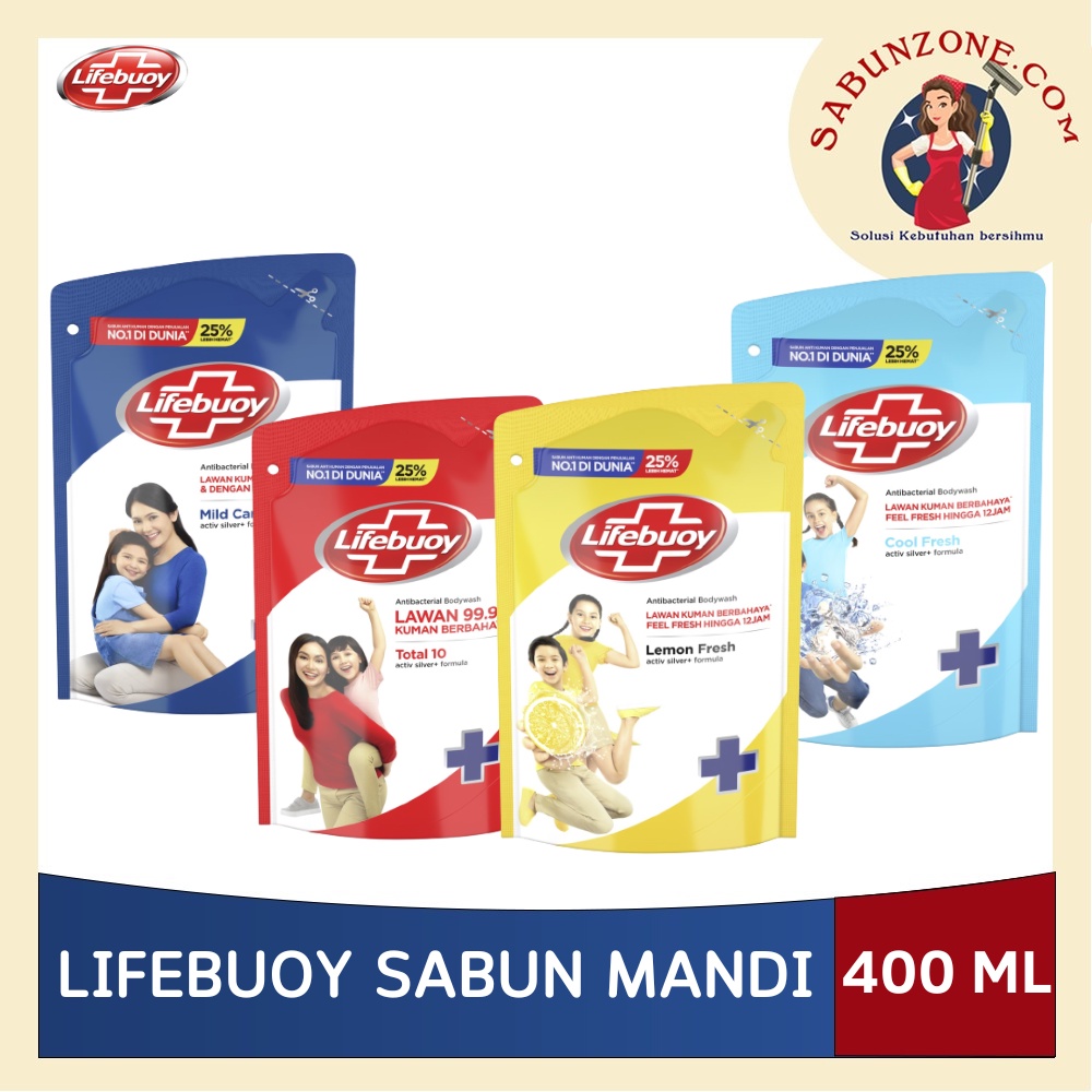 Jual Sabun Mandi Cair Lifebuoy Anti Bakteri Antibacterial Body Wash ...