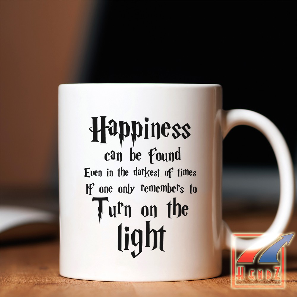 Jual Mug Harry Potter Quotes Happiness Can be Found Even in The Darkest ...