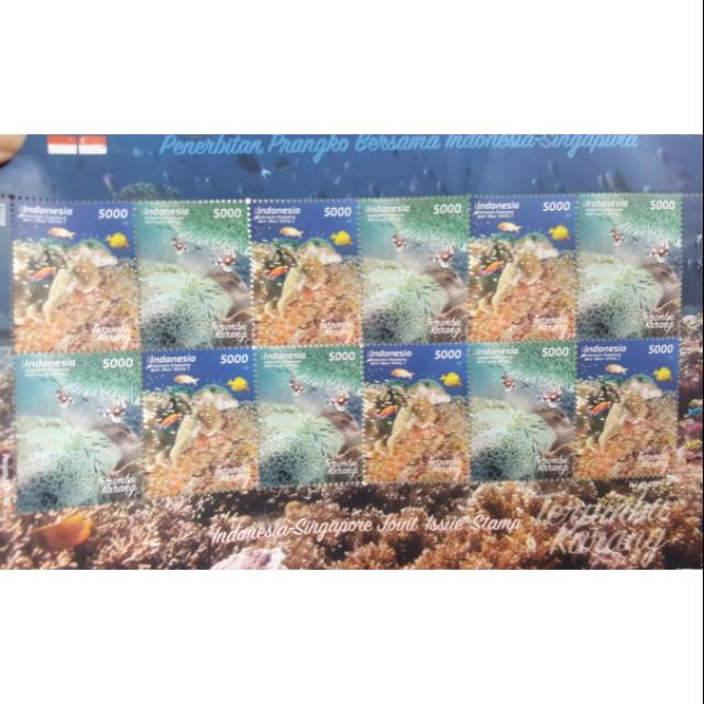 Jual PERANGKO 5000 STAMPS STAMP CORAL KARTU POS POSTCARD SURAT FILATELI ...