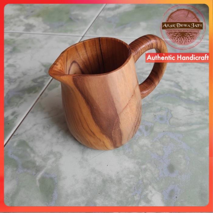 Jual Milk jug coffee latte art - Teko susu hias kopi latte kayu jati ...