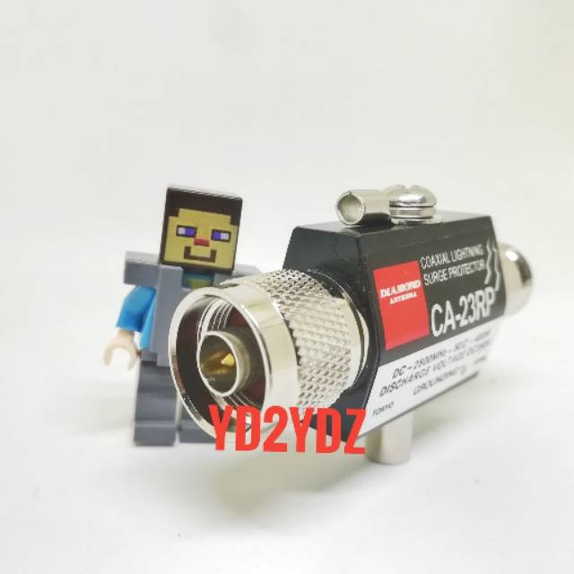 Jual ca-23rp lightning surge arrester coaxial anti petir jumper konektor n ca23rp antenna wifi ...