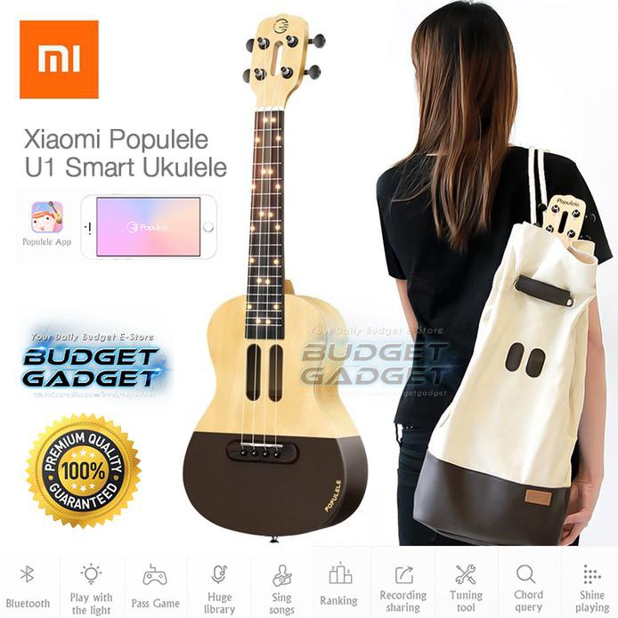 Jual GAA Original Xiaomi Populele U1 Smart Ukulele Gitar Pintar ...