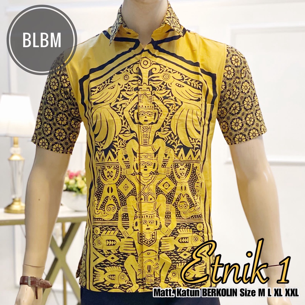Jual Batik Etnik 1 - Etnik 2 by Batik Lanang | Shopee Indonesia