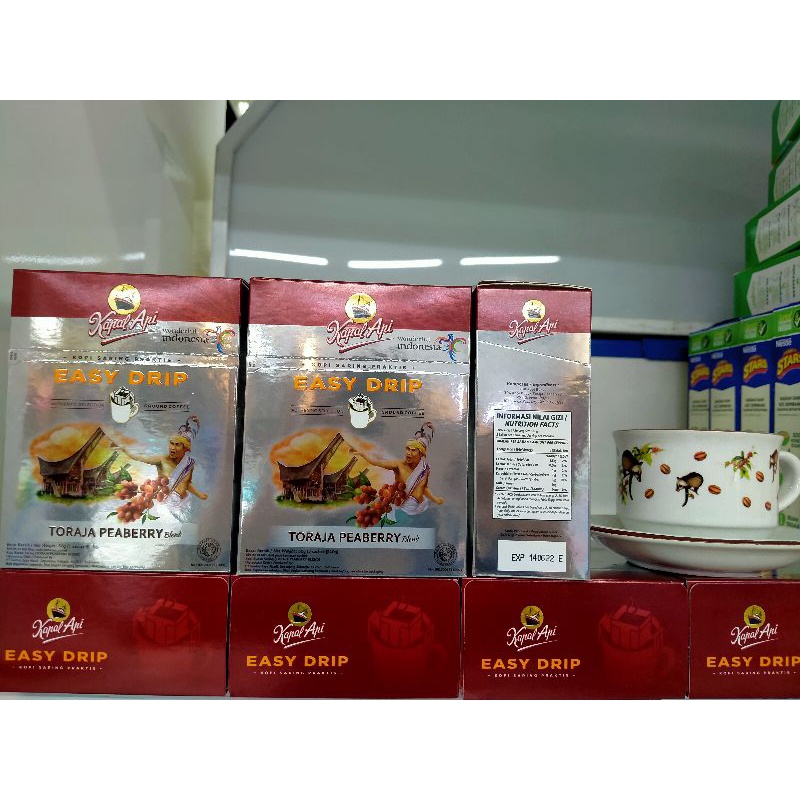 Jual kapal api easy drip toraja peaberry 5X10gr | Shopee Indonesia