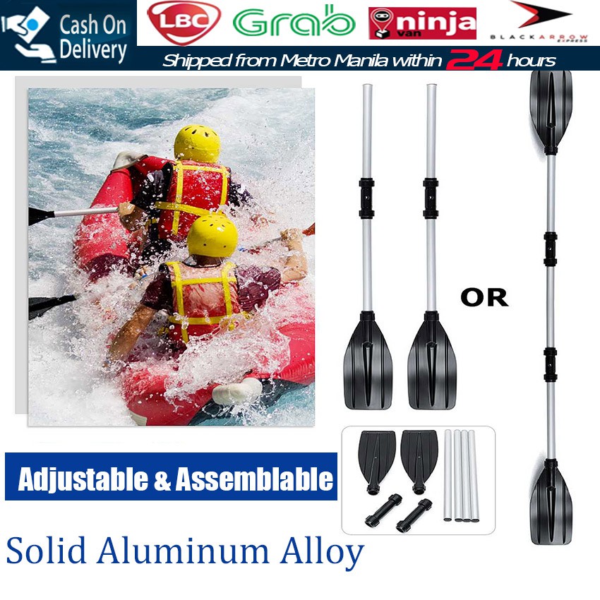 Jual 2Pcs Dayung Aluminium Kayak Paddle / Boat Oars Dayung Perahu Kano ...