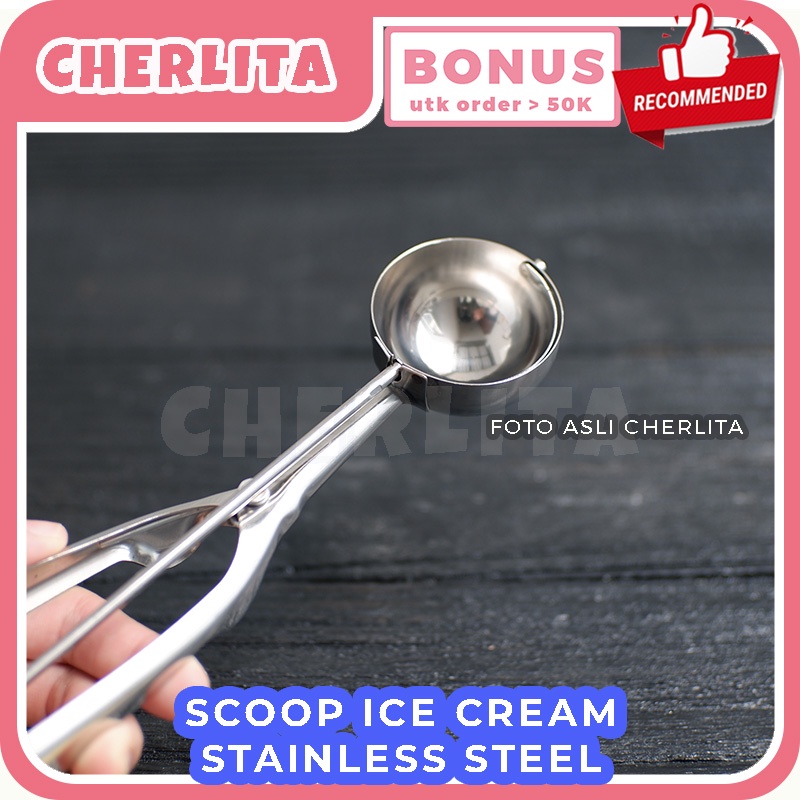 Jual Sendok Es Krim Ice Cream Scoop Gula Kopi Anti Freeze Takar Cookies ...