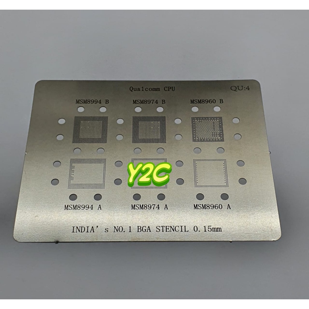 Jual PLAT BGA / CETAKAN IC QUALCOMM CPU / QU 4 / ALAT SERVIS SERVICE HP LENGKAP MURAH | Shopee ...