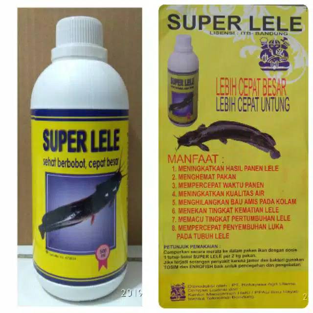Jual SUPER LELE PROBIOTIK NUTRISI LELE Suplemen Kesehatan Lele Original ...