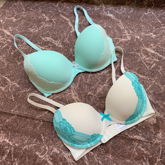 Jual H&M Ella Lacey Padded Underwired Cotton Bra Bh Import Original ...