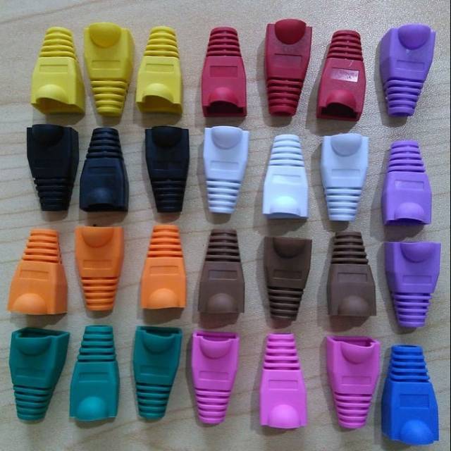 Jual Plug boot RJ45 Konektor rj45 / Boot Plug Connector RJ45 1 Pack ...