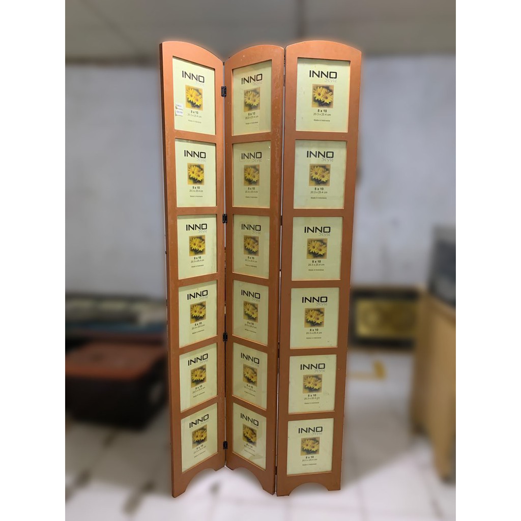 Jual Pembatas Ruangan/Penyekat Ruangan Bingkai Foto Kayu Pigura Frame ...