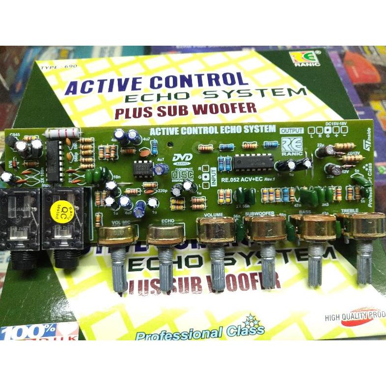 Jual Kit Tone Control Stereo Mic Echo Subwoofer Karaoke ( 690 ...
