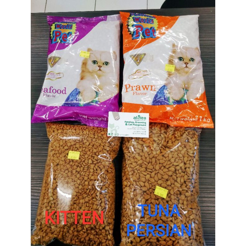 Jual best seller universal makanan kucing murah berkualitas 1kg ...