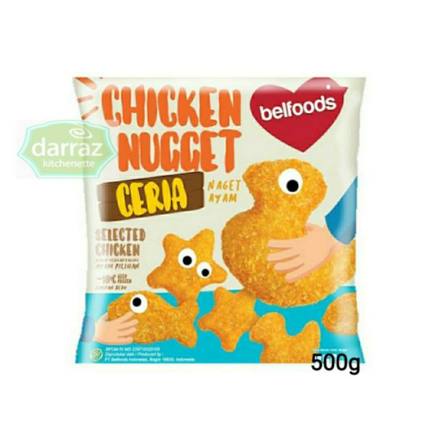 Jual Chicken Nuget Ceria Belfoods 500g Shopee Indonesia