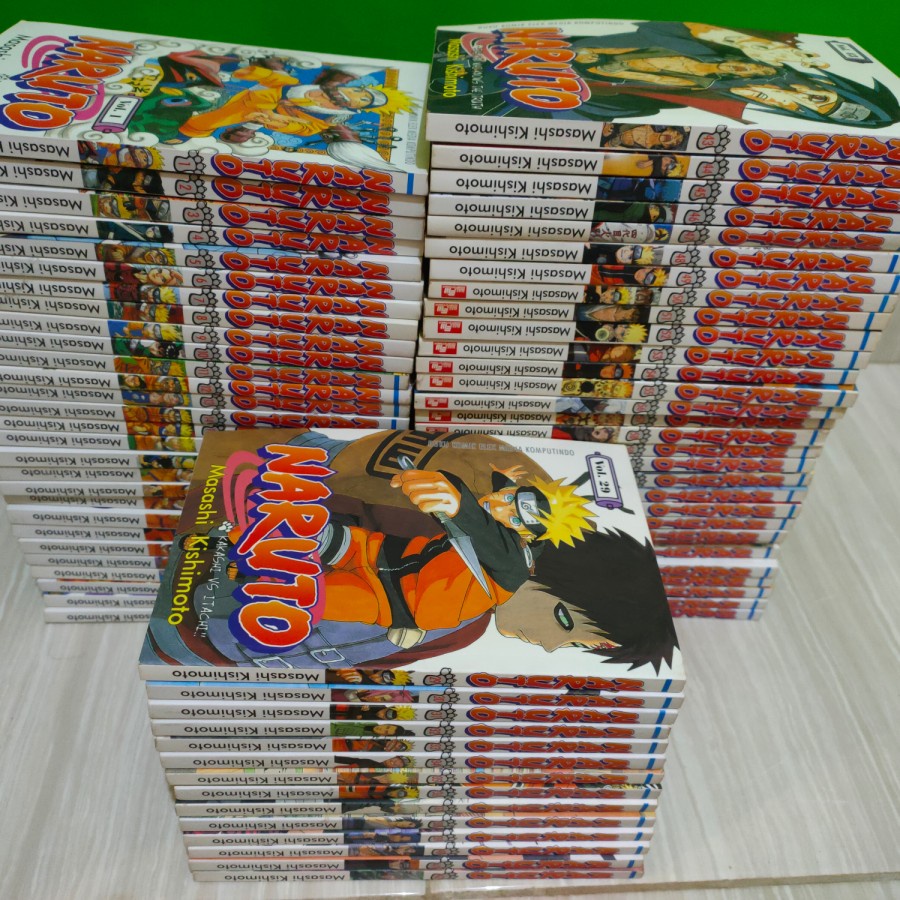 Jual Paket Komik Manga NARUTO 1-72 Tamat MULUS | Shopee Indonesia