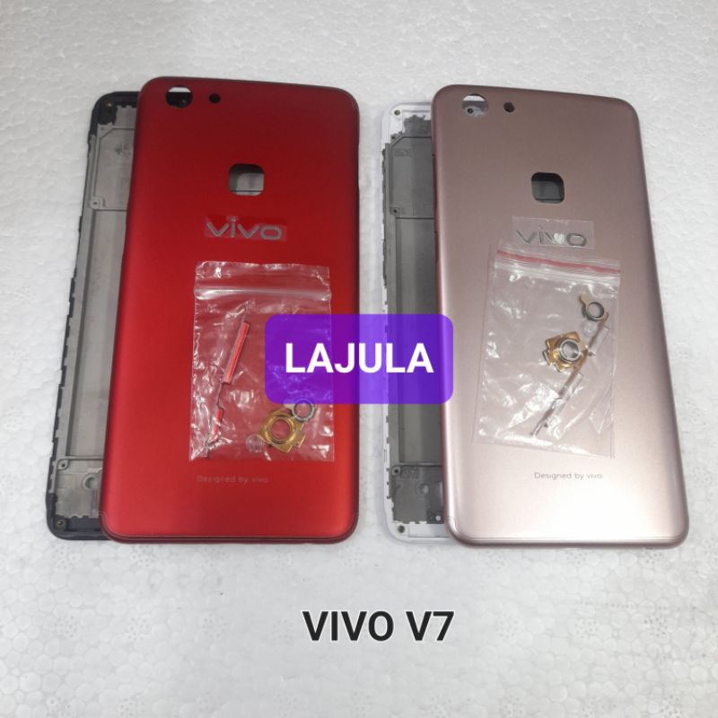Jual kesing housing casing full set vivo v7 frame + backdoor | Shopee ...