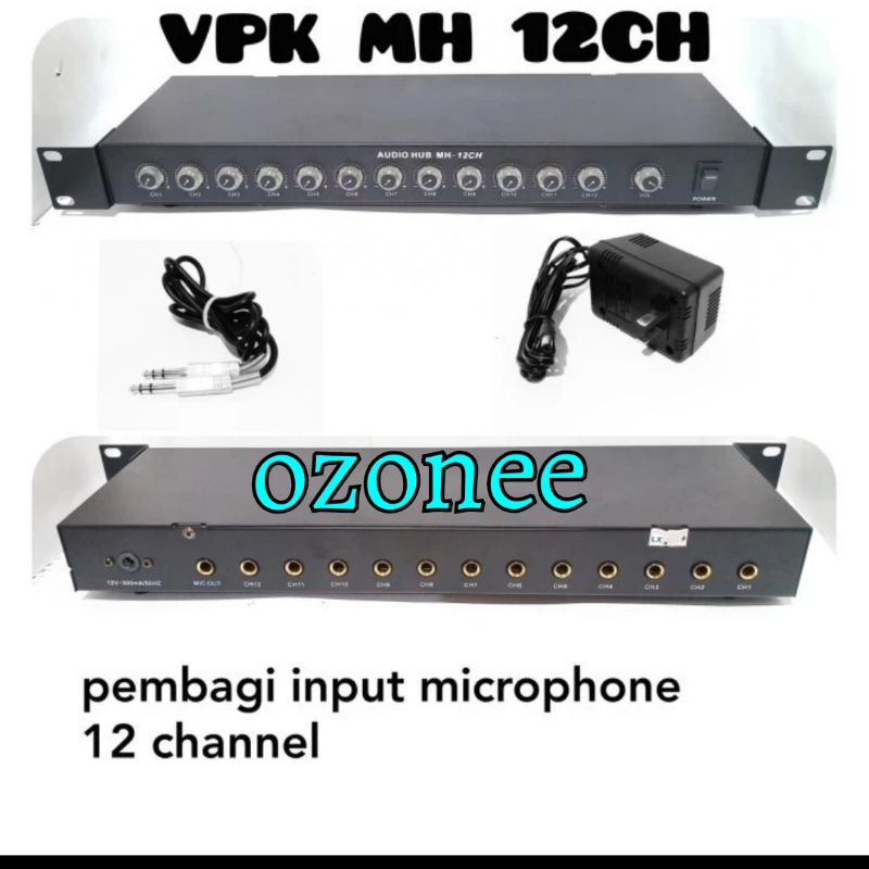 Jual PROFESSIONAL AUDIOHUB VPK 12 MH 12 CHANNEL MICROPHONE ORIGINAL | Shopee Indonesia
