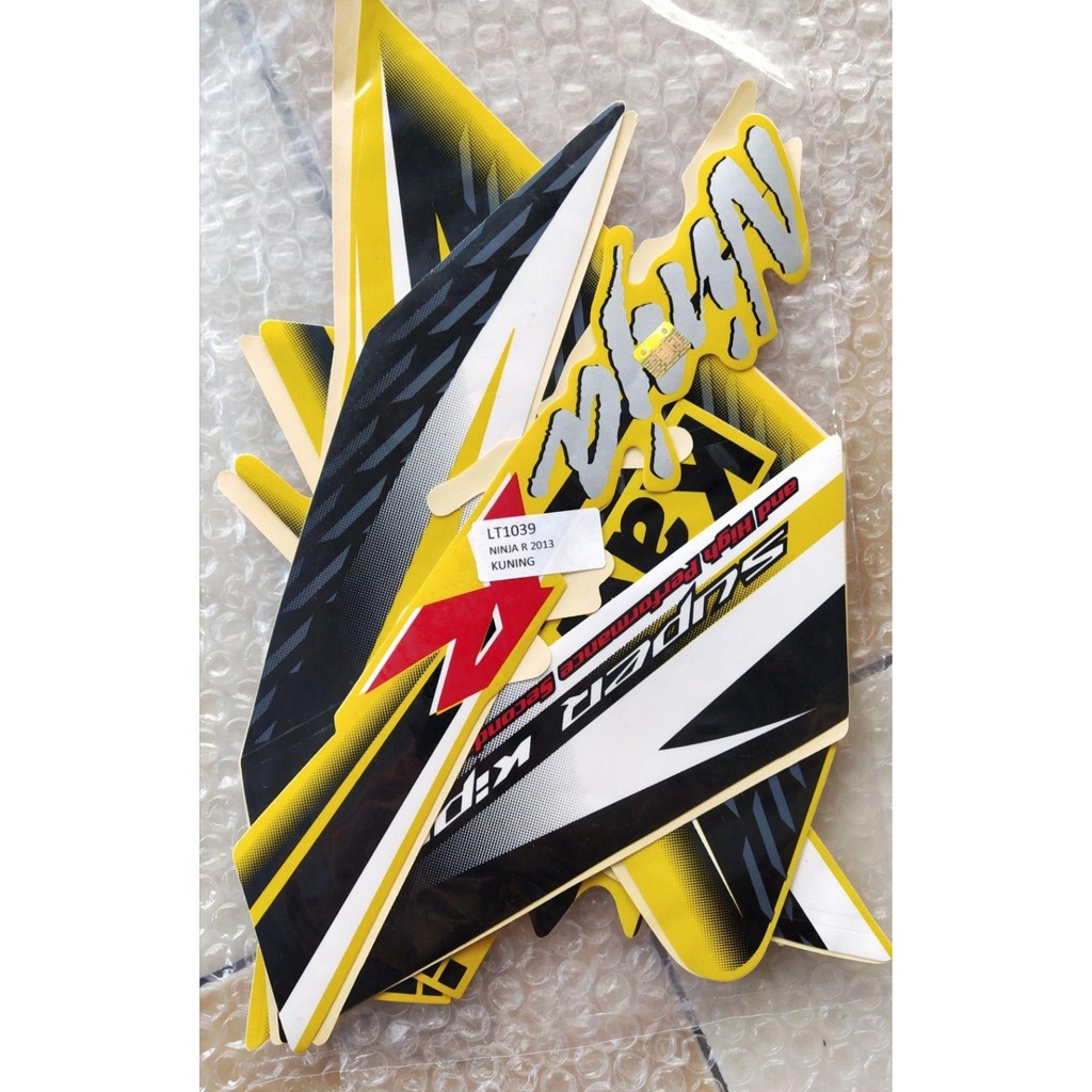 Jual Striping Kawasaki Ninja R 2013 Kuning | Shopee Indonesia