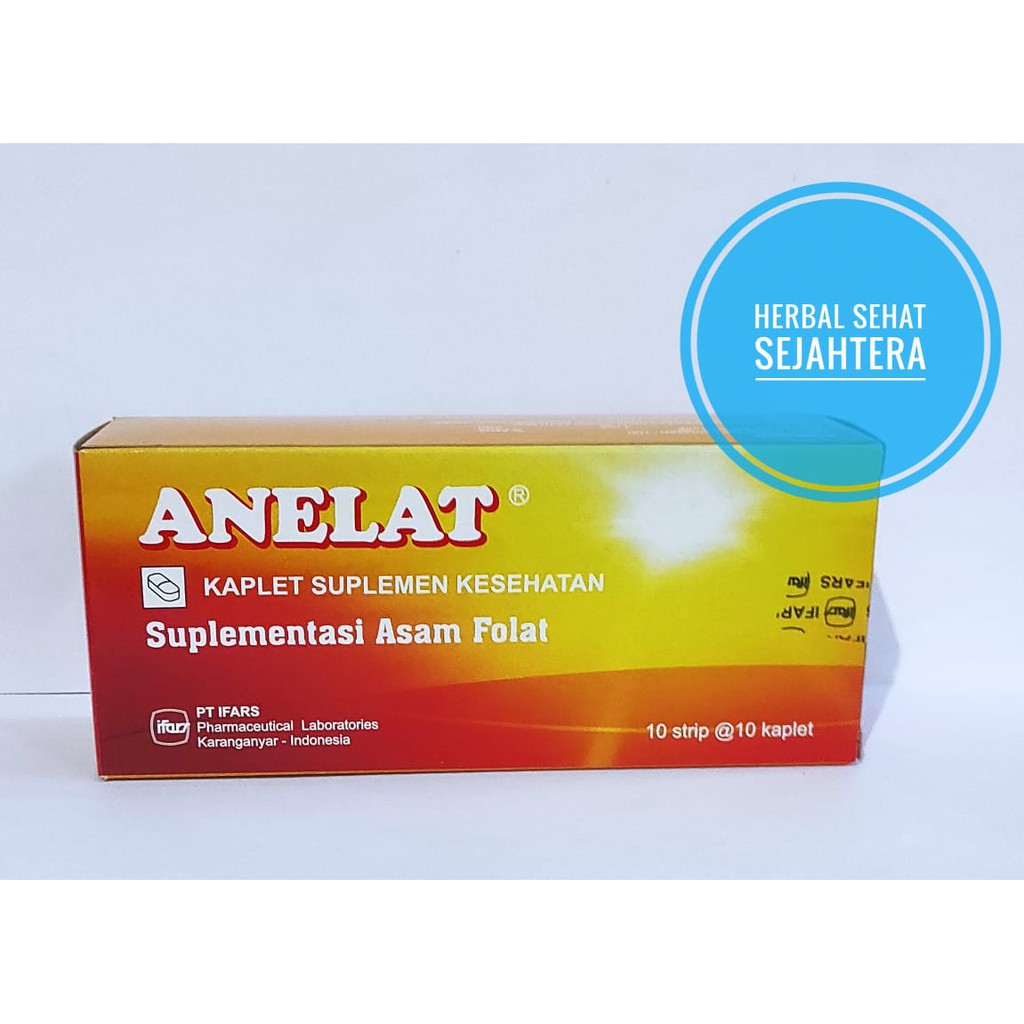 Jual ANELAT - Suplemen Asam Folat Ibu Hamil - Per Box | Shopee Indonesia