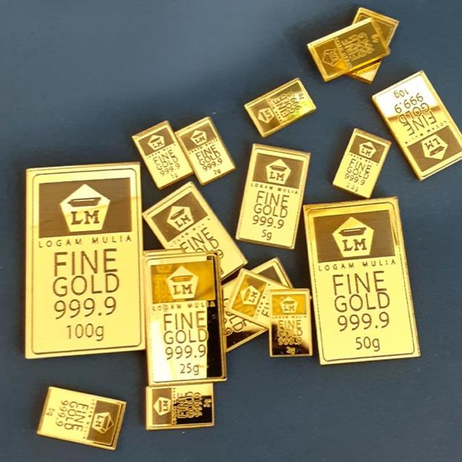 Jual Replika Logam Mulia | 5 gram | Mirror Gold Acrylic helloto99 ...