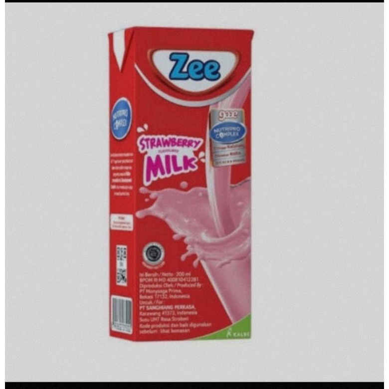 Jual Zee UHT Susu Zee 200ml Coklat&Strawberry Zee RTD | Shopee Indonesia