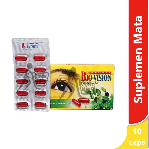 Jual Biovision @ 10 kapsul - suplementasi kesehatan mata | Shopee Indonesia