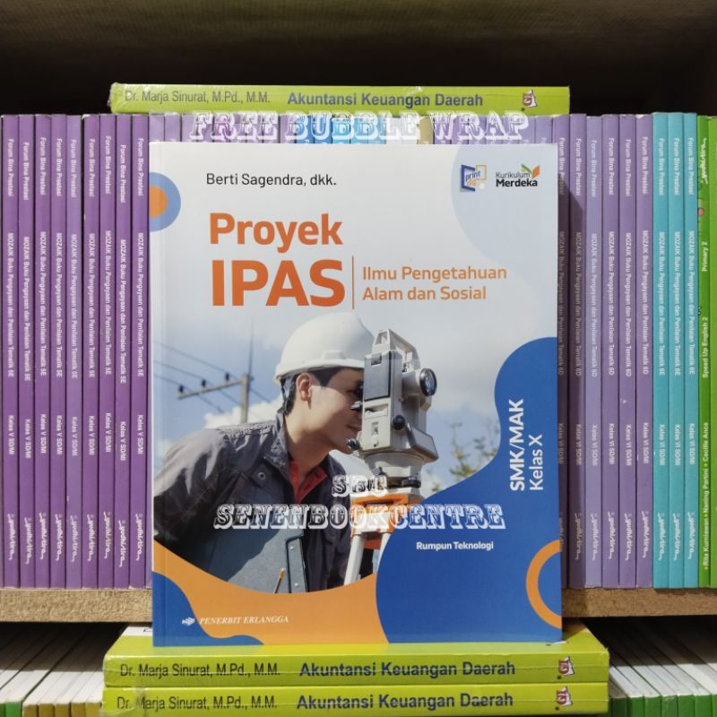 Jual Buku Proyek IPAS Teknologi Kelas 1/X SMK Erlangga Kurikulum ...