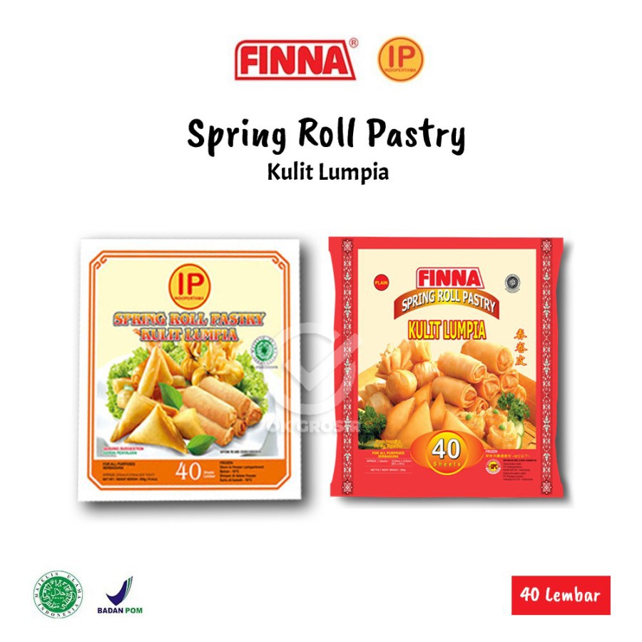 Jual Spring Roll Pastry/ Kulit Lumpia Isi (40 pcs) | Shopee Indonesia