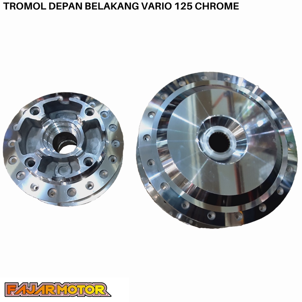 Jual OBRAL TROMOL VARIO 125 / VARIO 150 SET DEPAN & BELAKANG | Shopee ...