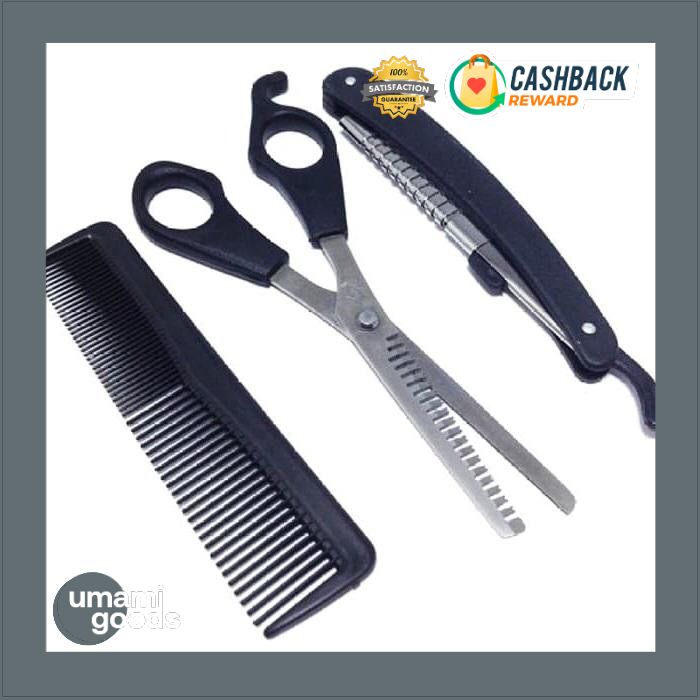 Jual GUNTING SASAK STAINLESS GUNTING RAMBUT SET YAOYOU + CUKUR RAMBUT ...