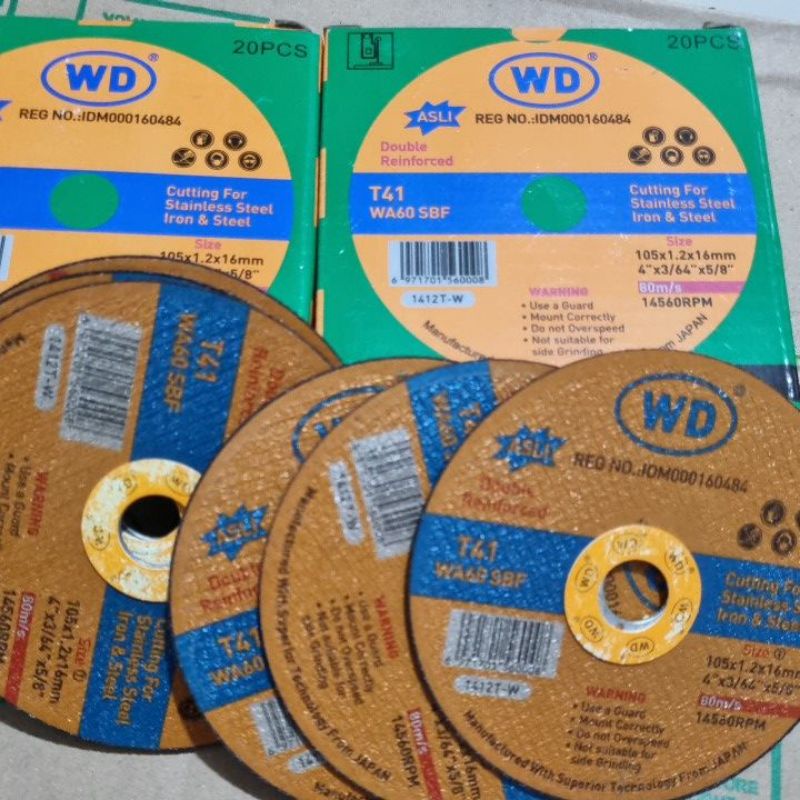 Jual batu gerinda potong wd cutting wheel wd 4" | Shopee Indonesia