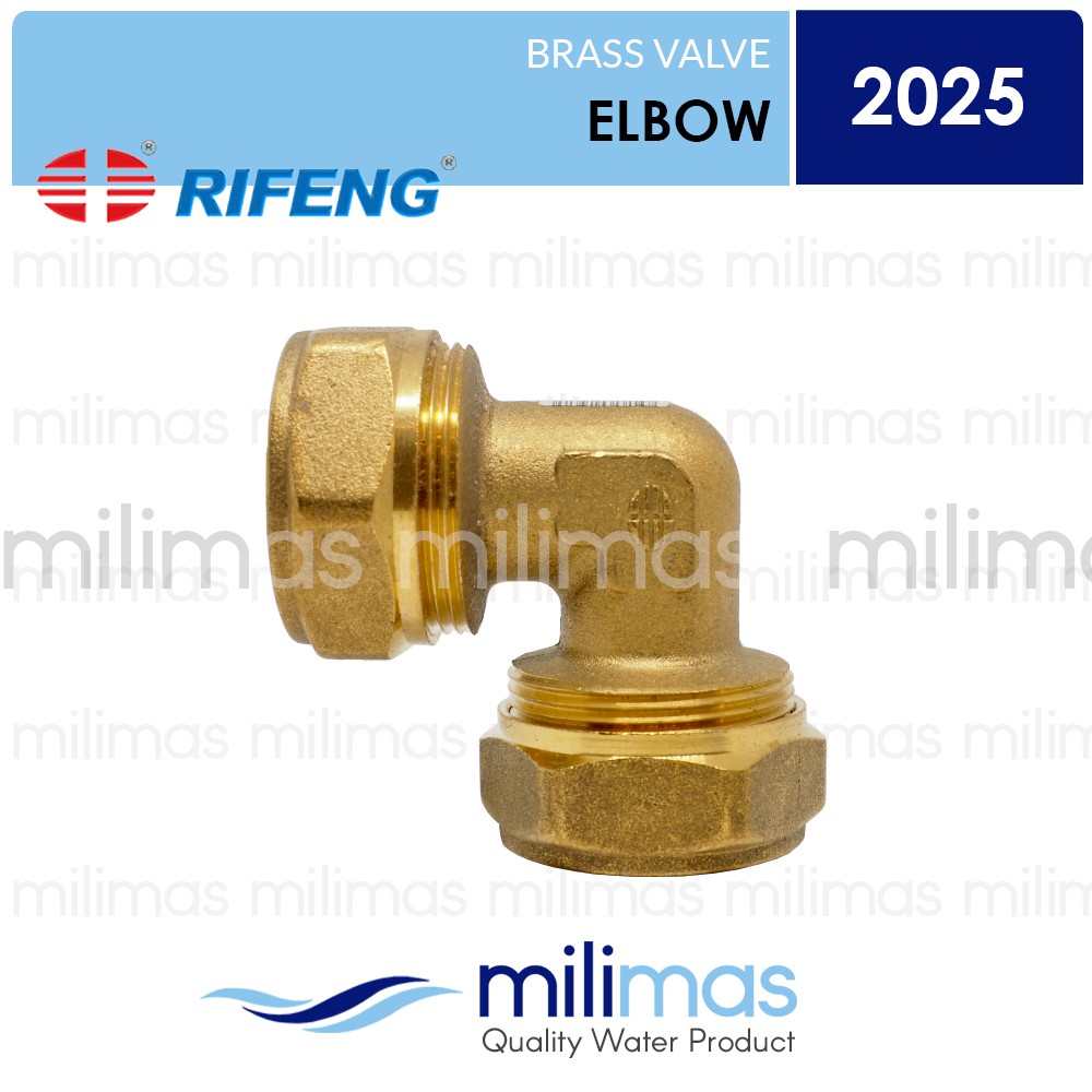 Jual RIFENG - Elbow / Keni Kuningan Uk. 2025 - Fitting Pipa PEX ...