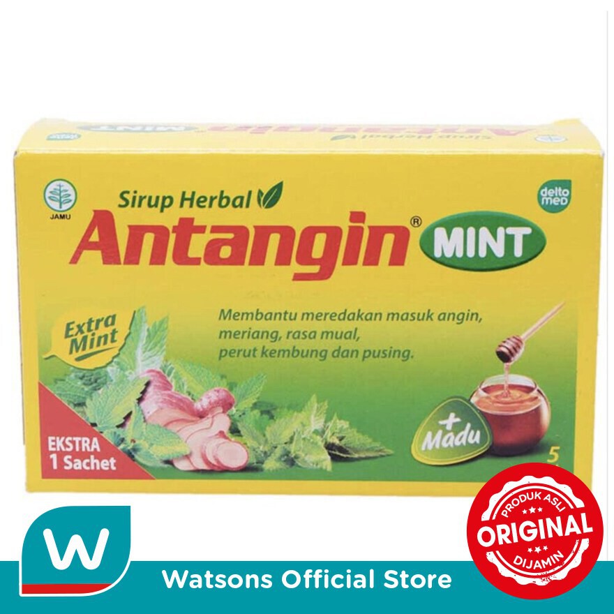 Jual Antangin Obat Masuk Angin Cair Ginger Mint 15ml | Shopee Indonesia