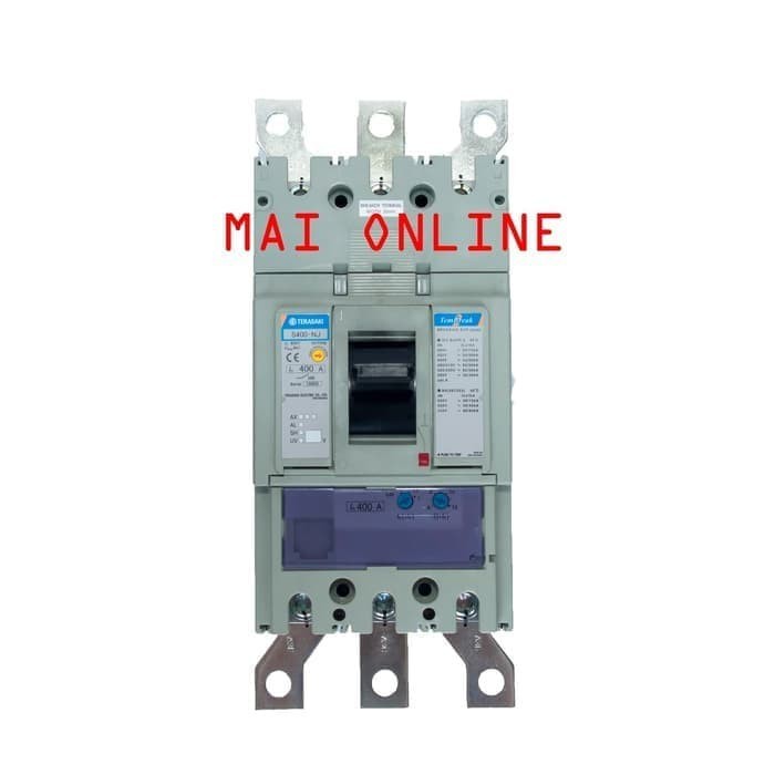 Jual MCB MCCB E400NJ 3P 400A 25kA TERASAKI JEPANG | Shopee Indonesia
