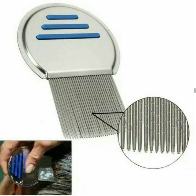 Jual Serit kutu stainlees sisir kutu gerigi | Shopee Indonesia