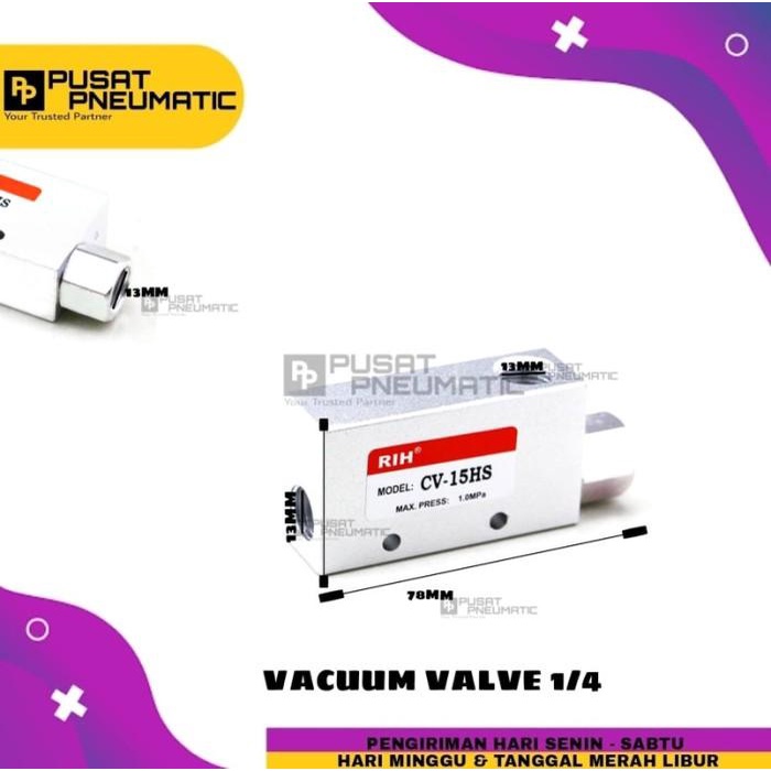 Jual Vacc Cv-15Hs Vacuum Valve Pneumatic | Shopee Indonesia