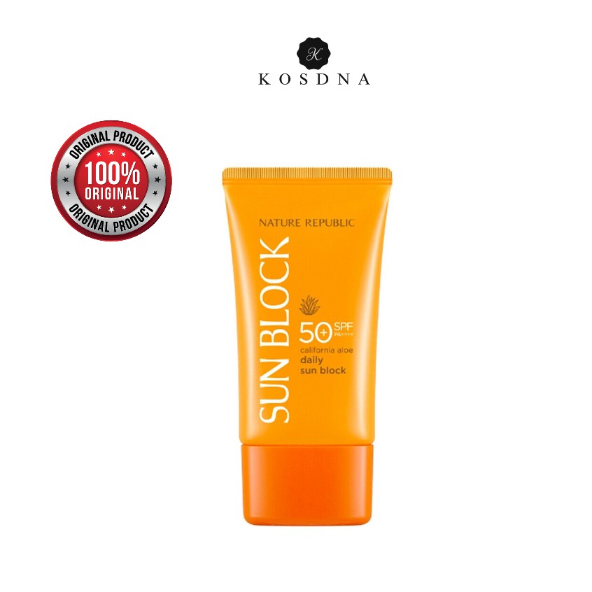 Jual Nature Republic - California Aloe Daily Sun Block SPF50+ PAA ...