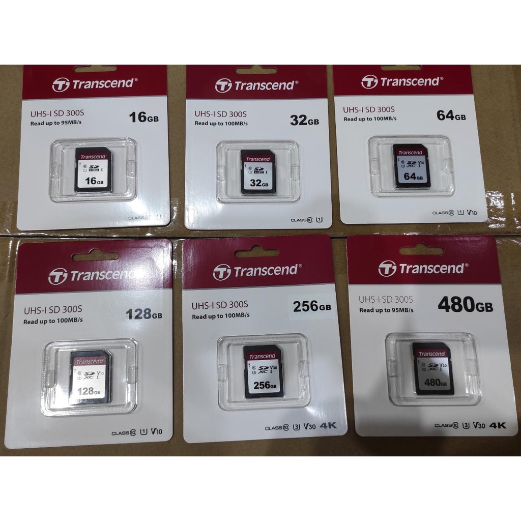 Jual Transcend SDXC Memory Card 300S [ UHS-I U3 SD Card (SDXC) / Class ...