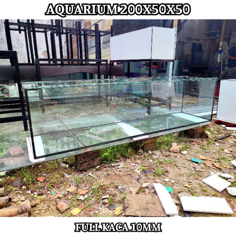 Jual AQUARIUM 200X50X50 FULL 10MM POLOS | Shopee Indonesia