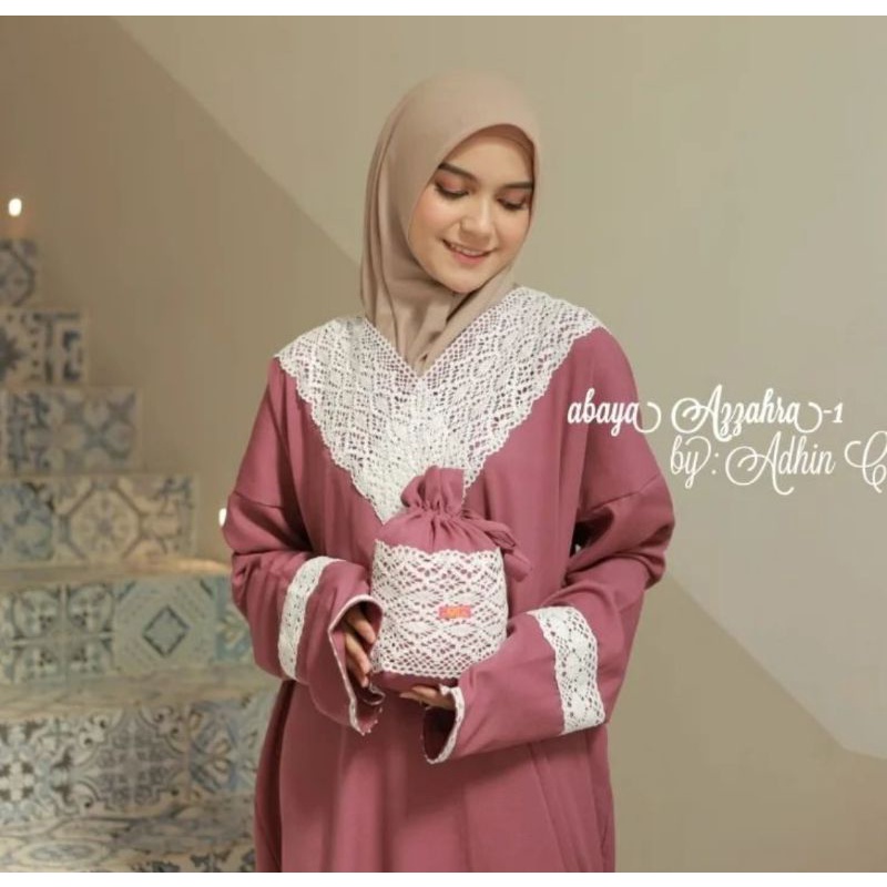 Jual [COD] TERMURAH !! BANTING HARGA !! abaya renda cantik // ABAYA SHOLAT MUKENA ABAYA WOLFIS ...