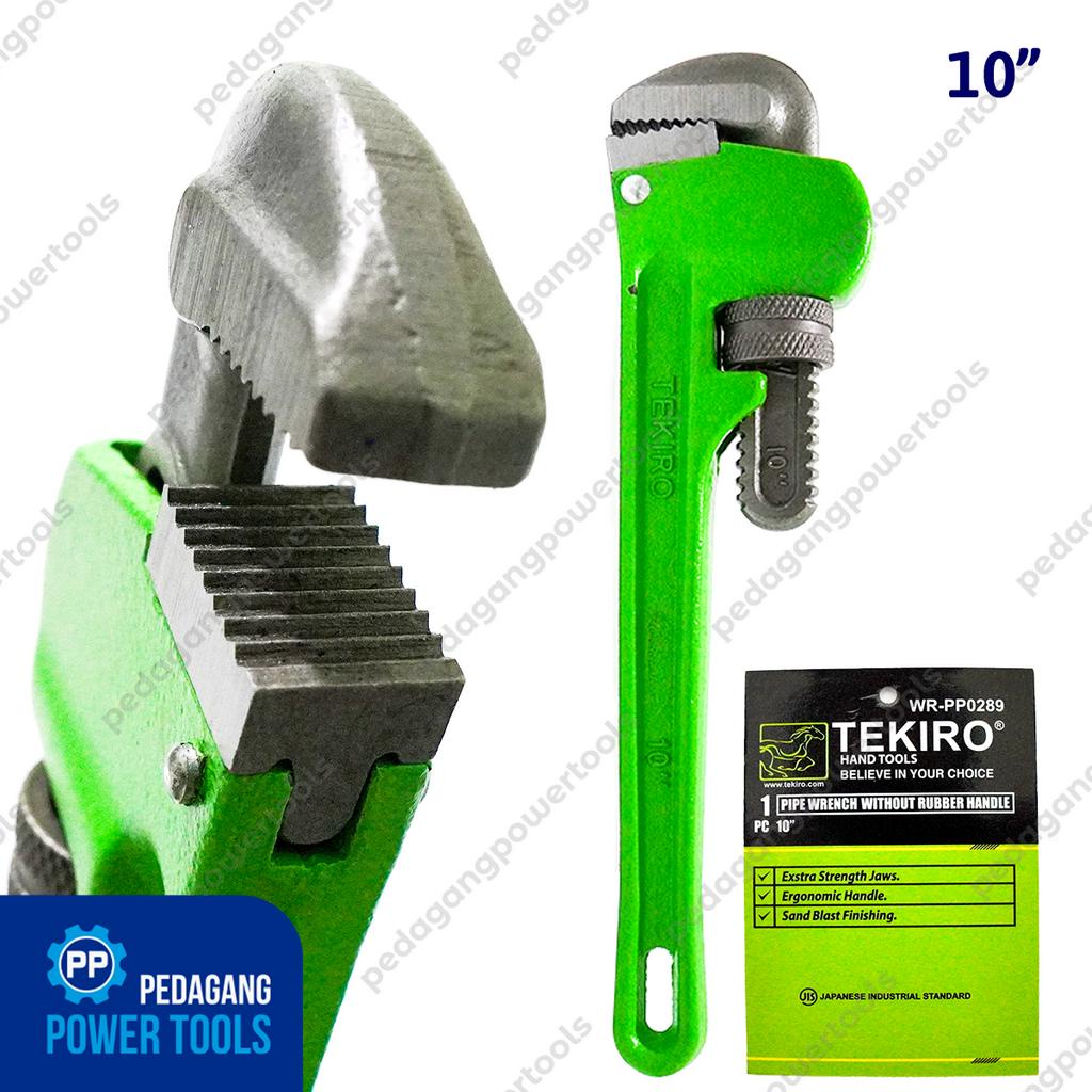 Jual TEKIRO Kunci Pipa 10 Inch Pipe Wrench Alat Pembuka Baut Ledeng ...