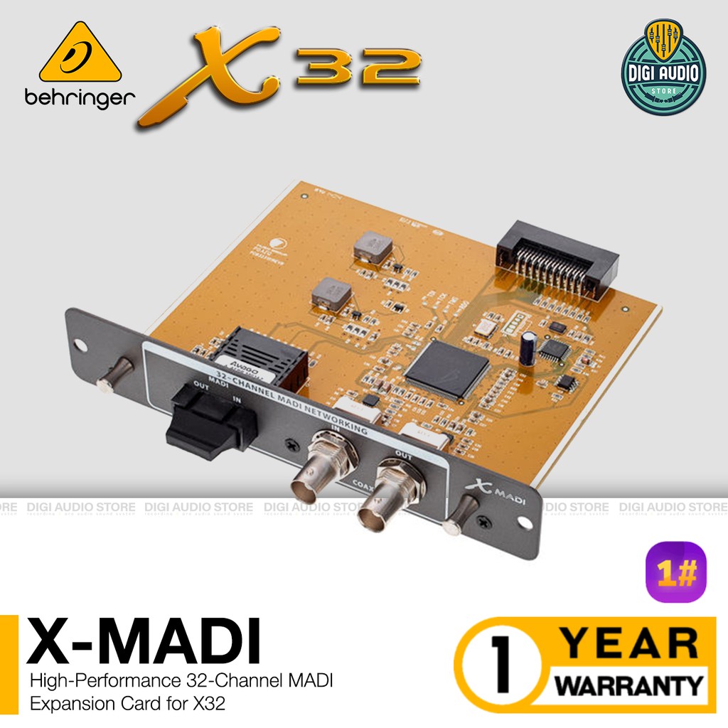 Jual Behringer X-MADI 32 Channel MADI Expansion Card for Audio Mixer ...